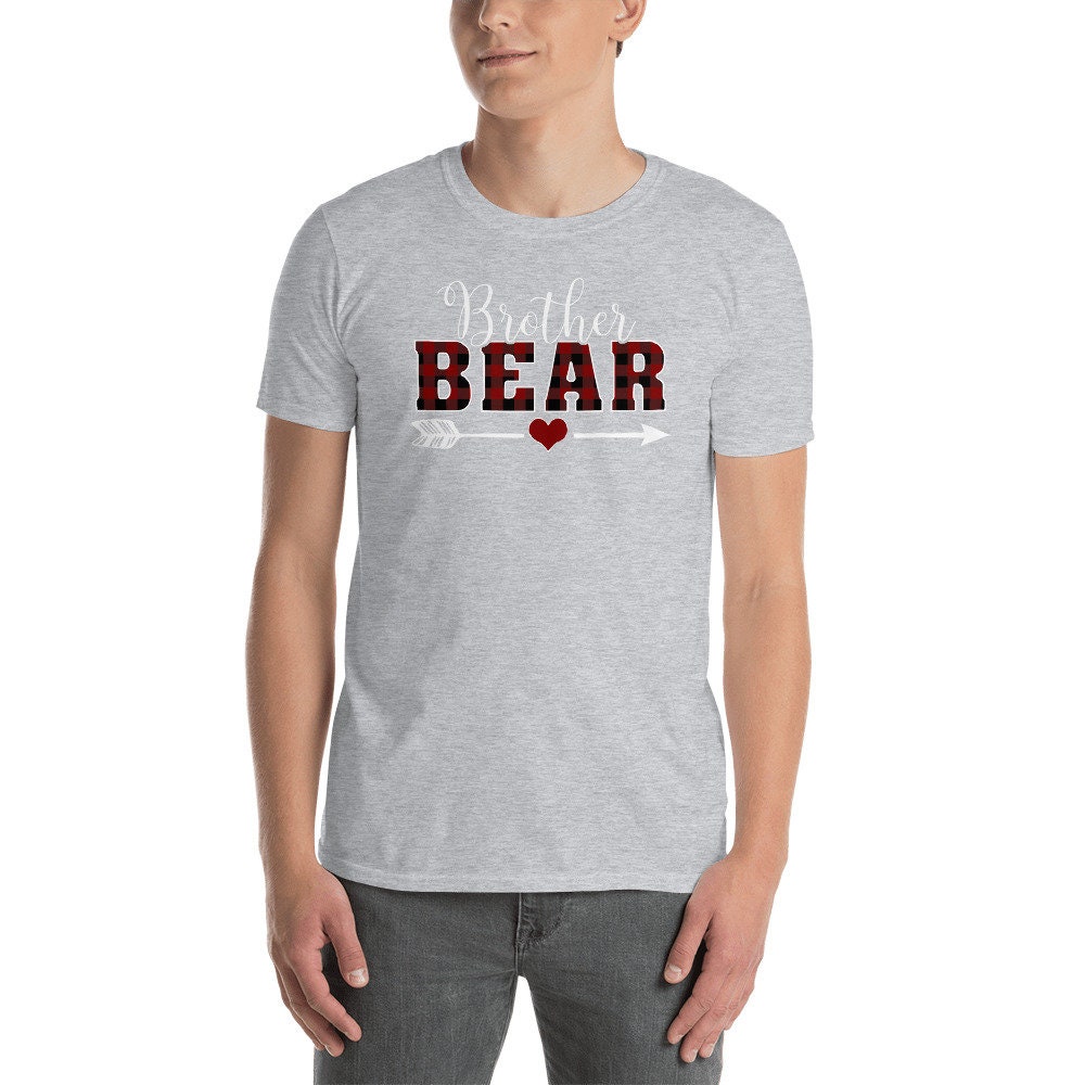 Brother Bear Shirt, Brother Bear Buffalo Plaid Shirt. Matching Bear ...