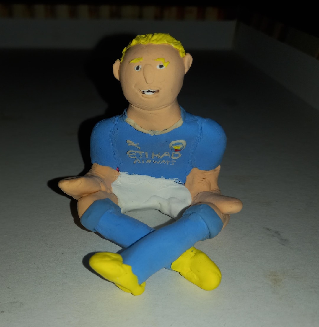 Erling Haaland Inspired Man City Figure - Etsy UK
