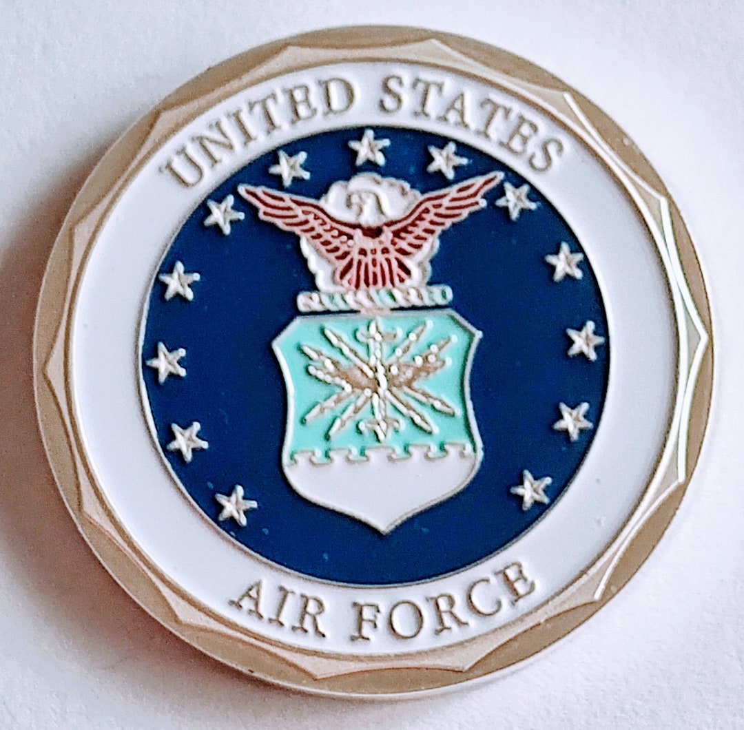 Air Force Military Rank Challenge Art Coin - Airman, Captain, Sergeant ...