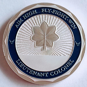 Air Force Military Rank Challenge Art Coin - Airman, Captain, Sergeant ...