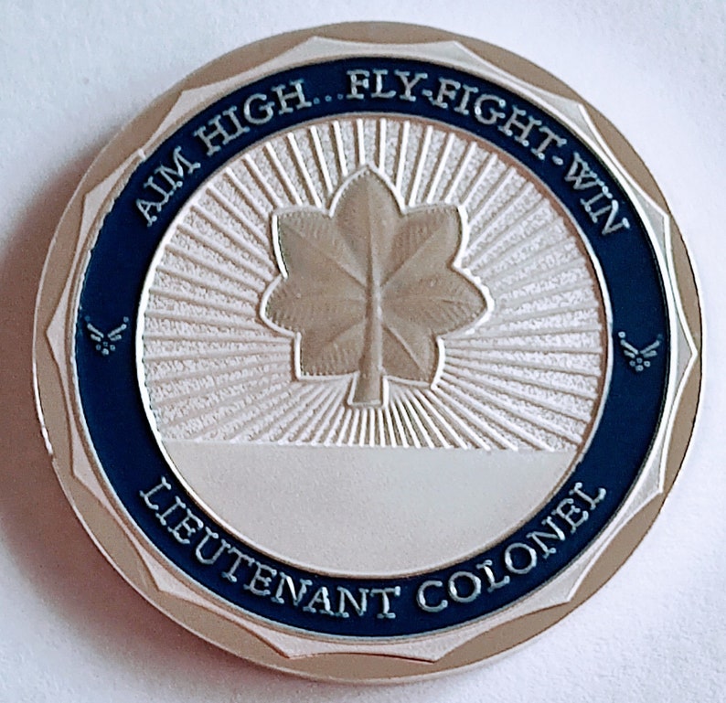 Air Force Military Rank Challenge Art Coin - Airman, Captain, Sergeant ...