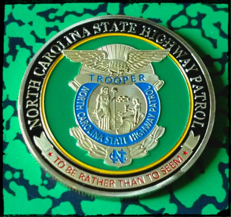 State Police Trooper Law Enforcement Challenge Art Coin PICK - Etsy