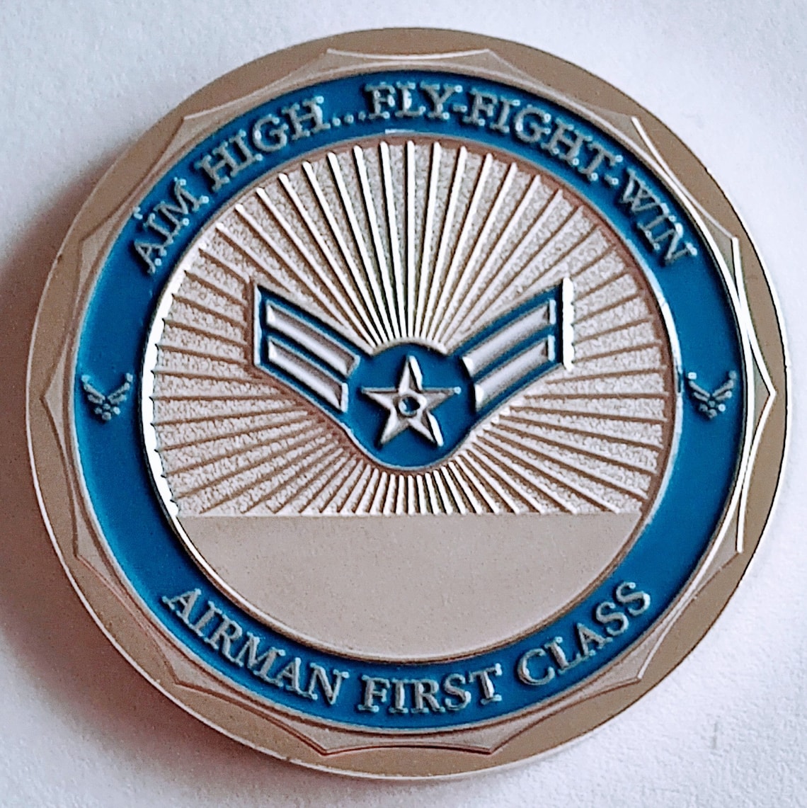 Air Force Military Rank Challenge Art Coin - Airman, Captain, Sergeant ...