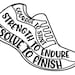 Running Shoe With Quote SVG - Etsy