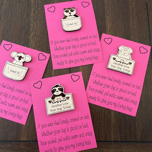 Pocket Hug SVG Pocket Hug Animals Digital File Pocket Pal - Etsy