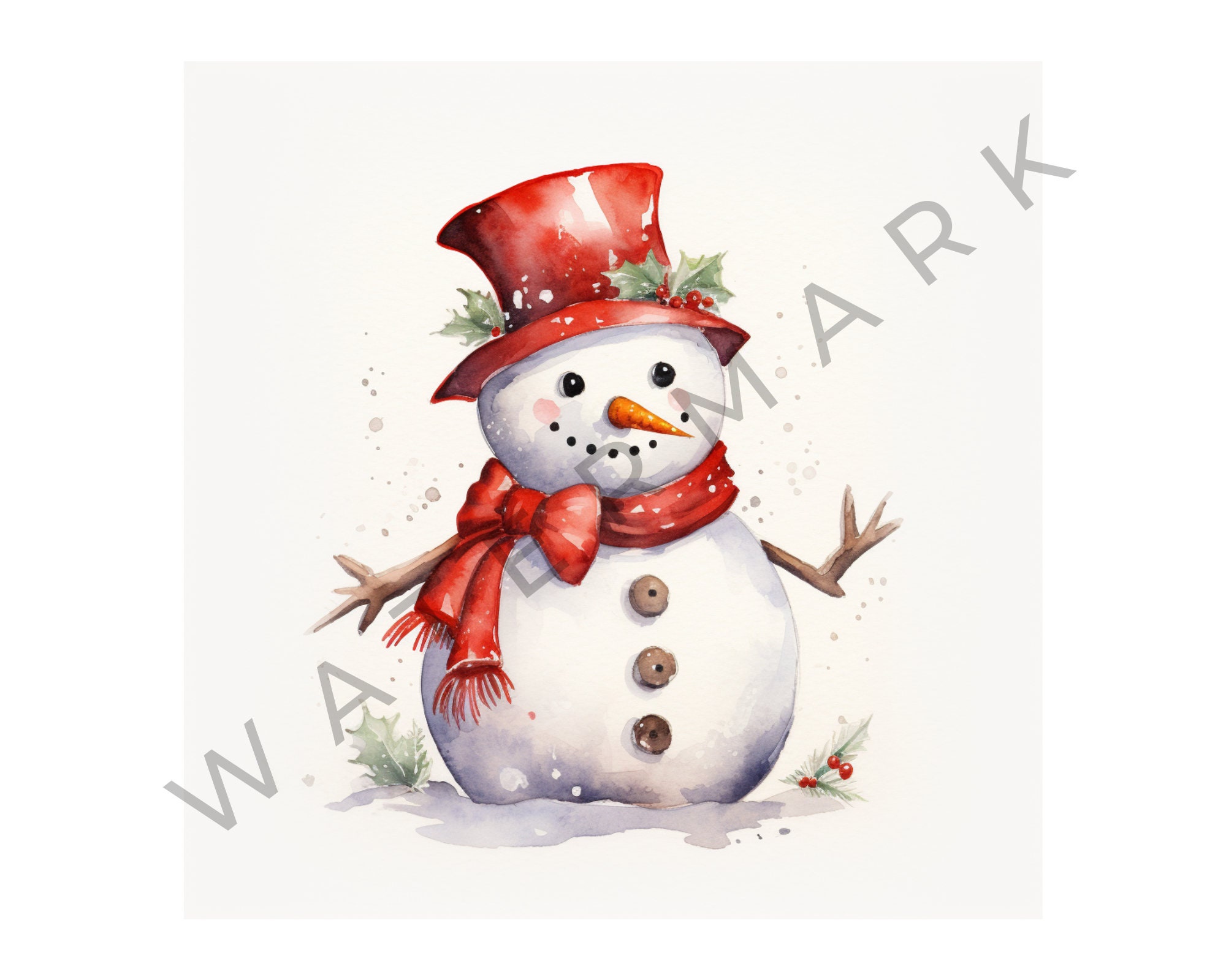 Snowman Clipart Christmas Bundle PNG Diy Christmas Bundles - Etsy