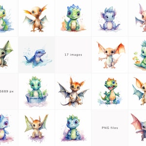 Watercolor Baby Dinosaurs Clipart Bundle T-rex PNG Nursery Clipart ...