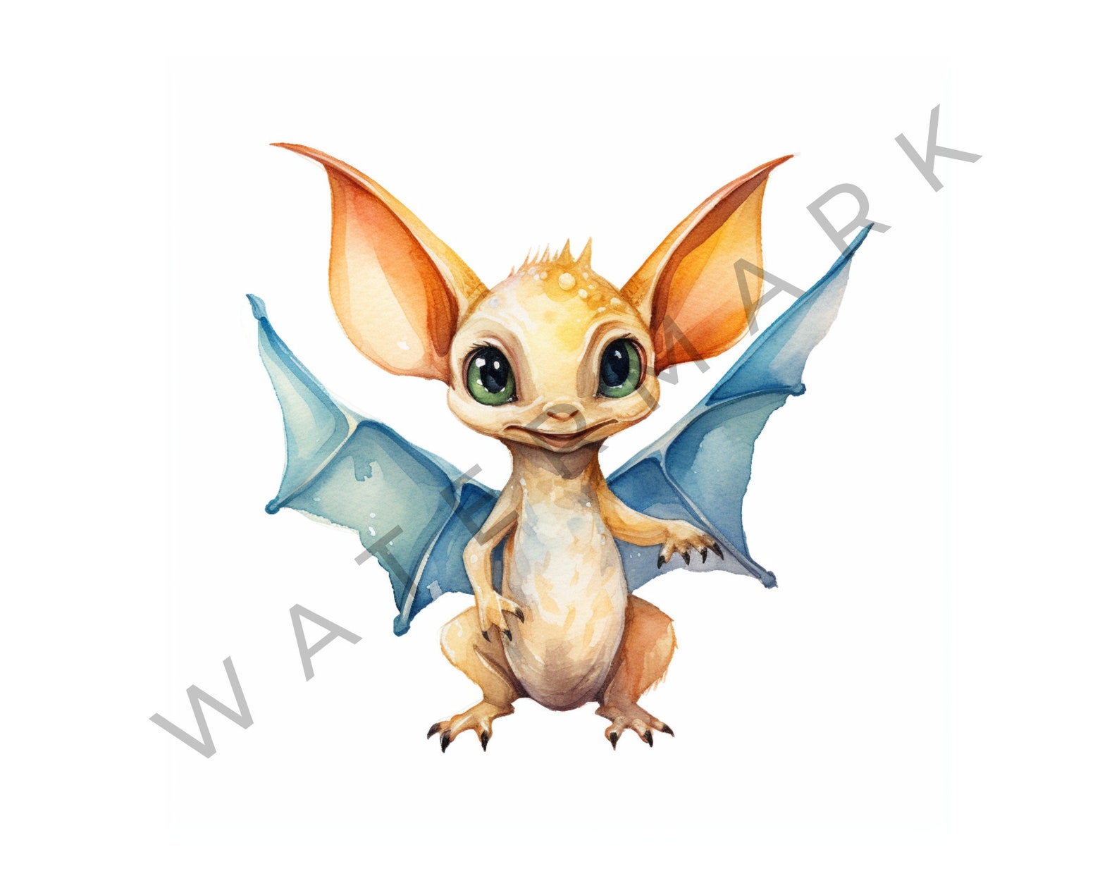 Watercolor Baby Dinosaurs Clipart Bundle T-rex PNG Nursery Clipart ...