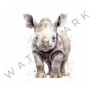 Clipart Baby Safari Animals Nursery Printable Animals Baby Shower Theme ...