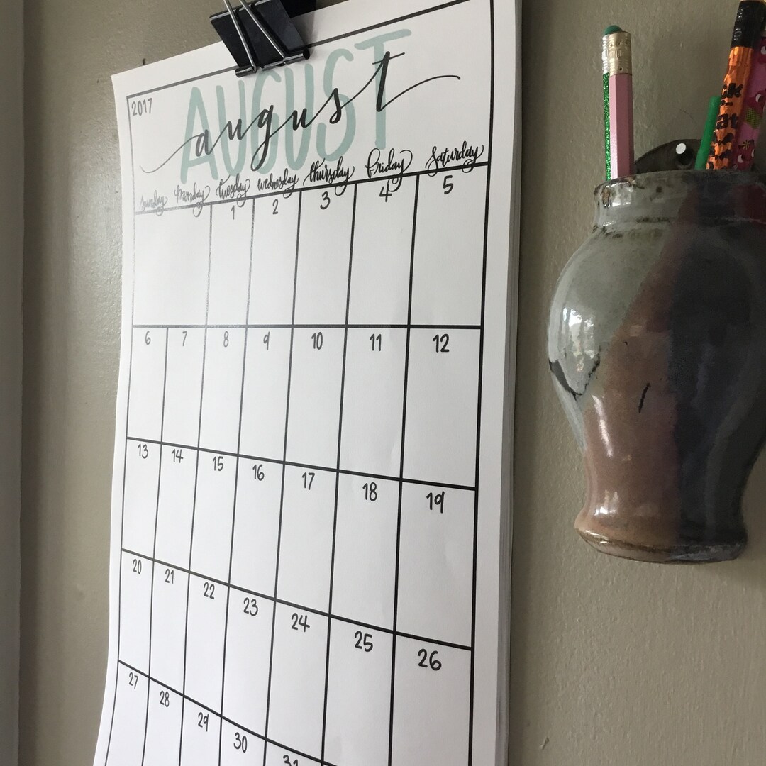 2025-2026 School Year Calendar *digital Download* - Etsy