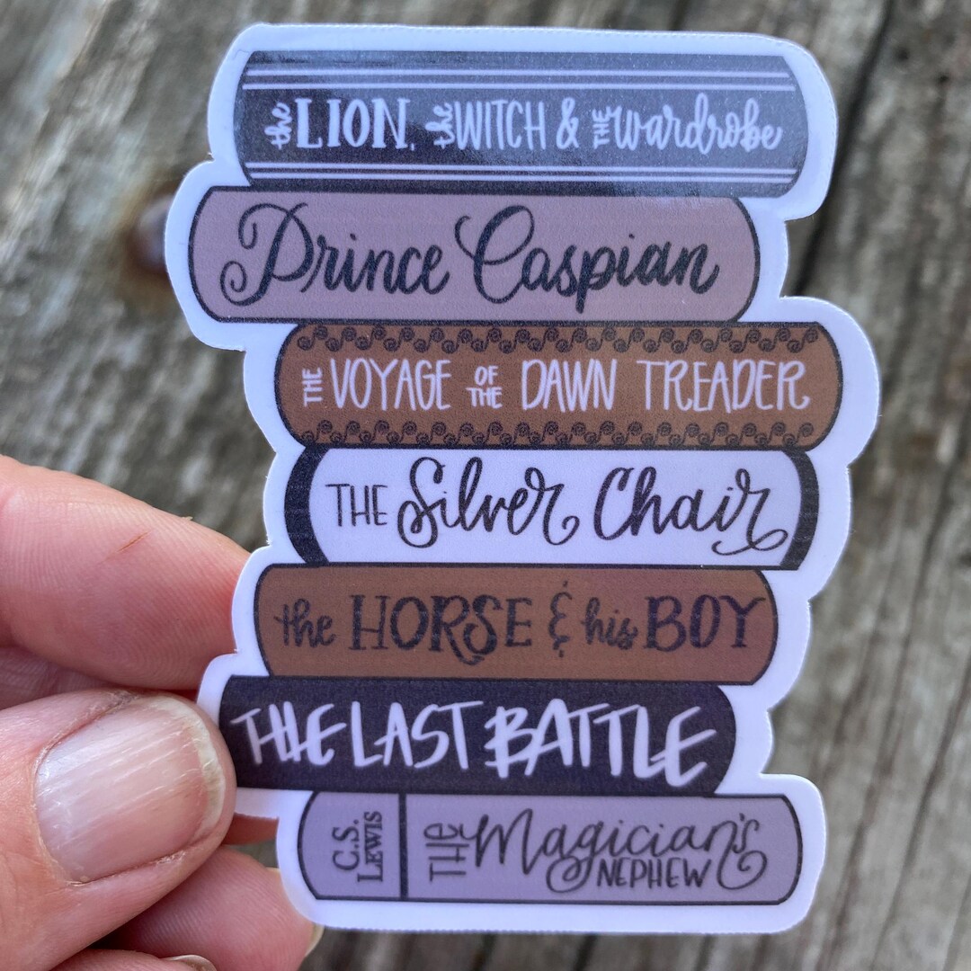 C.S. Lewis Narnia Books Sticker (waterproof) - Etsy