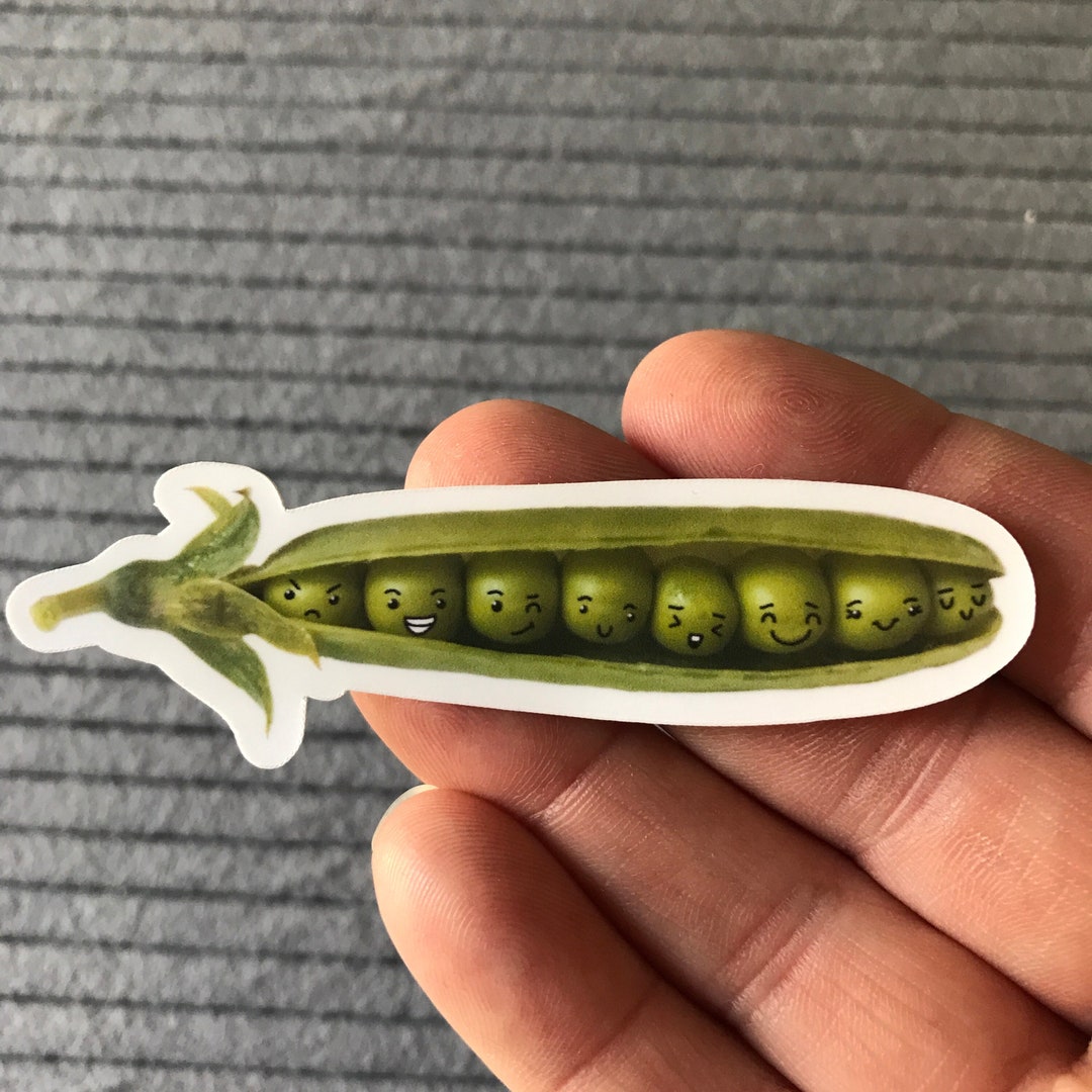 Peas in a Pod Waterproof Sticker - Etsy