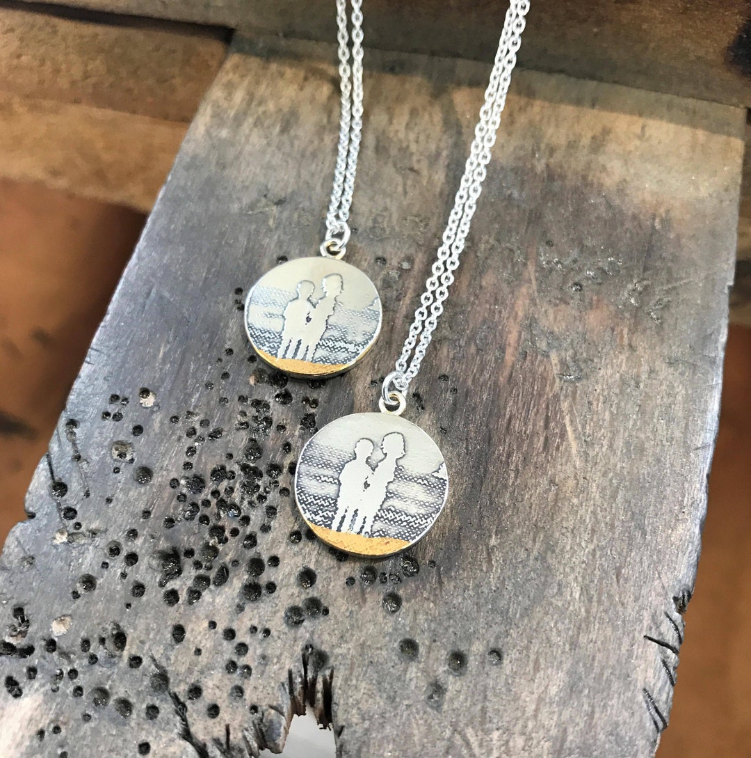 Personalised Photo Necklace Photo Pendant Memory Necklace Sentimental ...