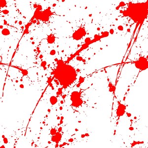 Large Blood Splatter Decal - Etsy
