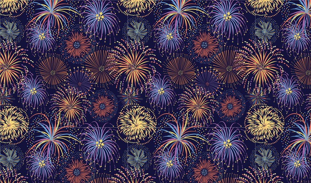 Fireworks Heat Transfer Vinyl and Carrier Sheet - Etsy UK