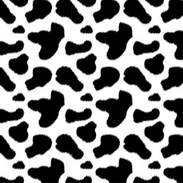 Cow Print Fabric - Etsy
