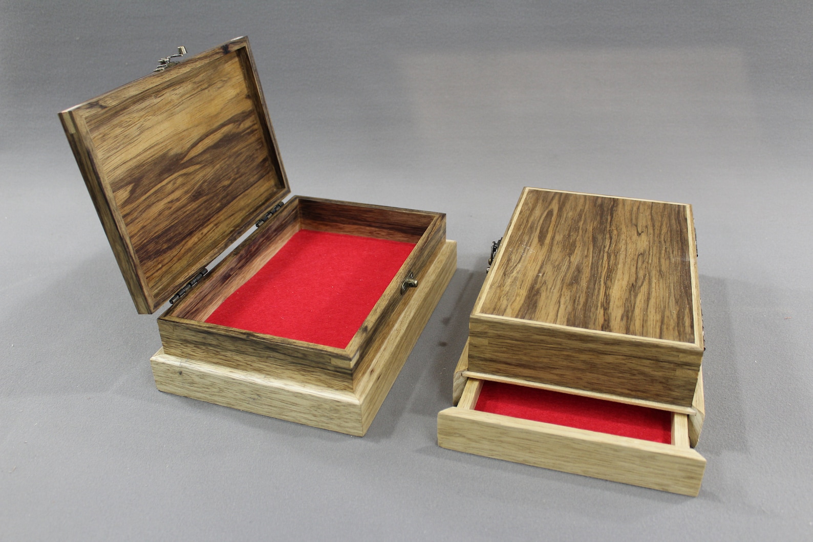 Black Limba Boxes With Concealed Drawers - Etsy