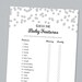 Guess the Baby Features Game Printable, Who Knows Mommy Best, Silver ...