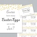 Easter Eggs Guessing Game, Baby Shower Games Printable, Gold Confetti ...