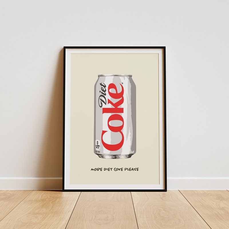 Diet Coke Downloadable - Etsy UK