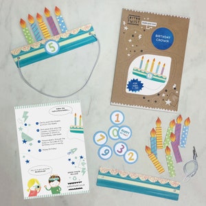 Make Your Own Birthday Crown Kit Birthday Gift for Kid Stocking Filler ...