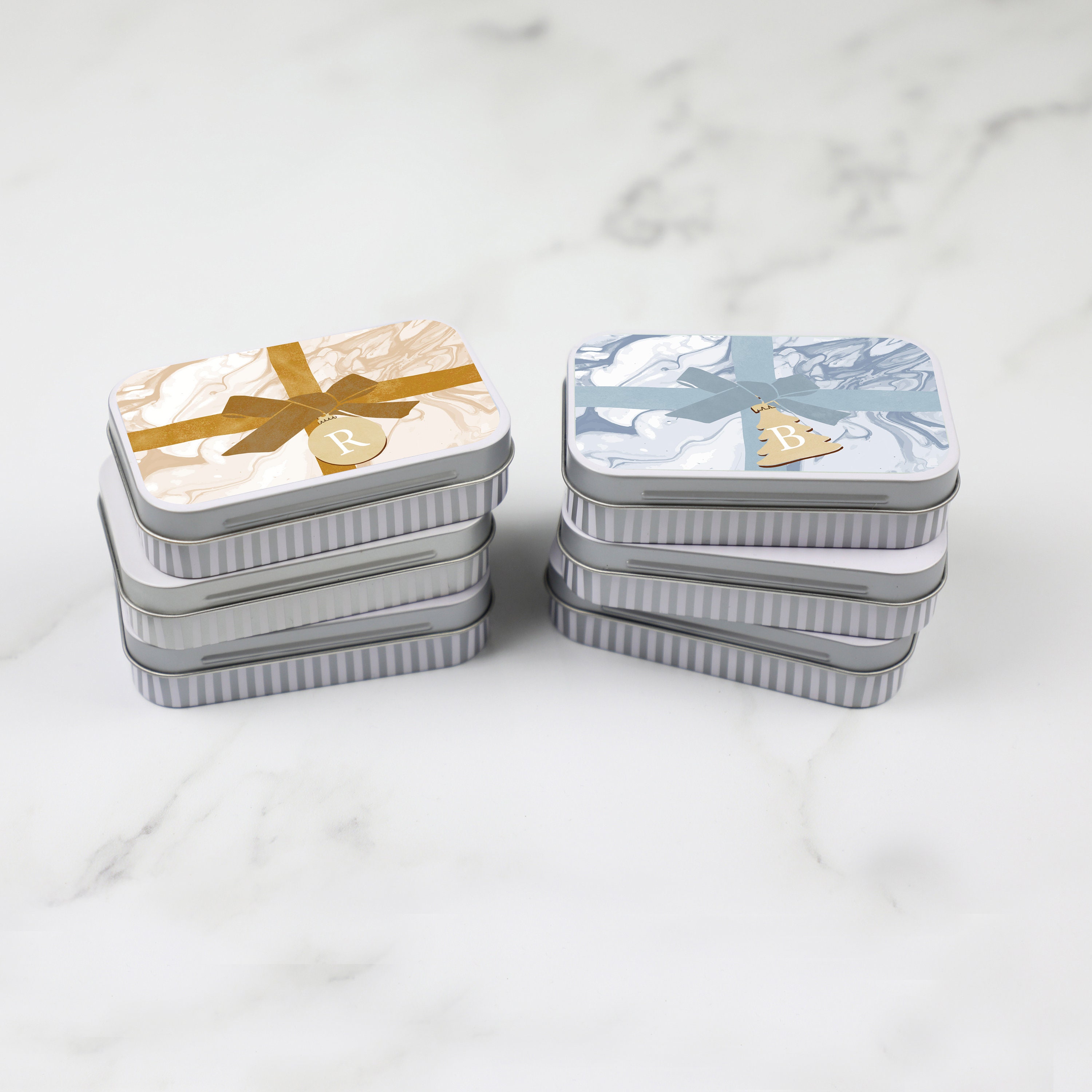 Personalised Christmas Themed Keepsake Tin - Etsy