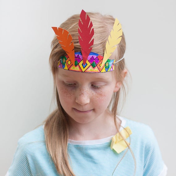 How To Make Indian Headdress For Kids