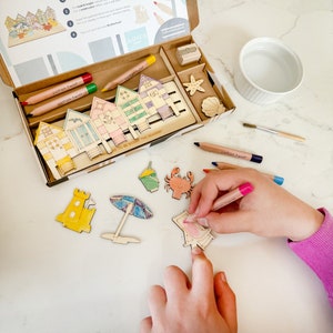 Make Your Own Beach Scene Craft Kit - Etsy