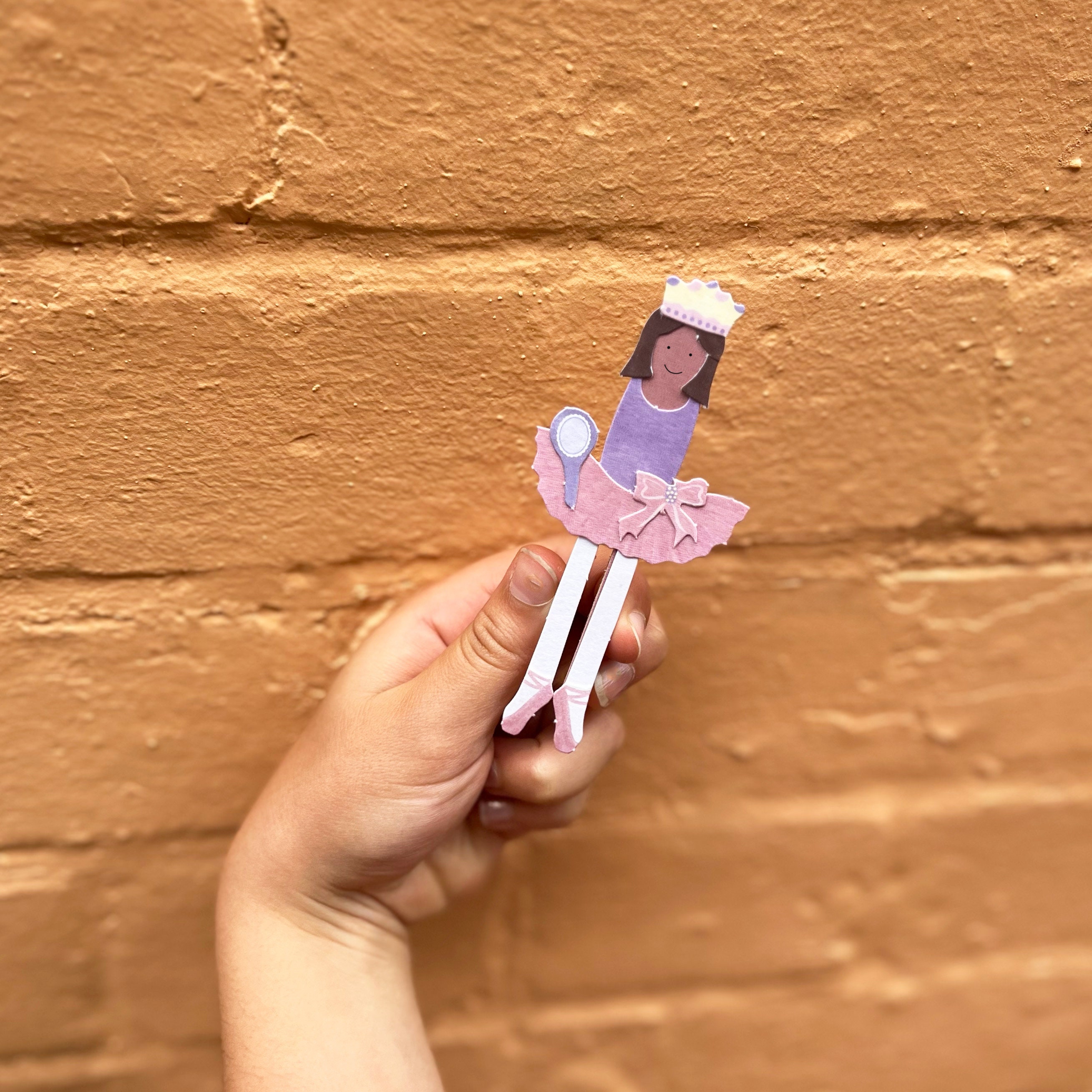 Ballerina Peg Doll Craft Kit | Party Bag Filler Craft Activity - Etsy