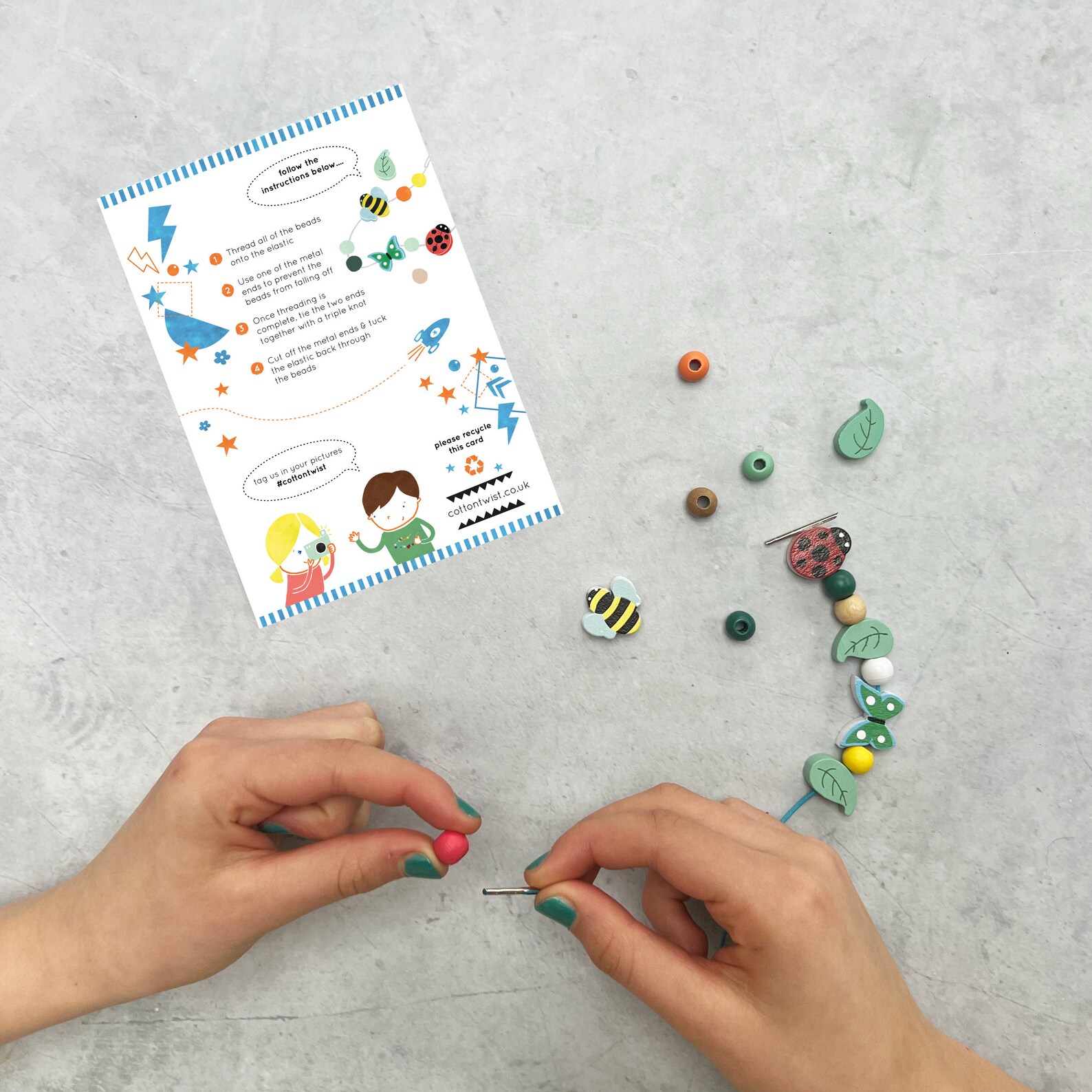 Make Your Own Minibeast Bracelet Kit | Party Bag Filler Craft Kit - Etsy