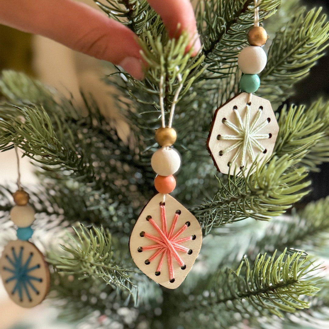 Woven Snowflake Decoration Kit | Personalised Christmas Craft Kit Gift ...