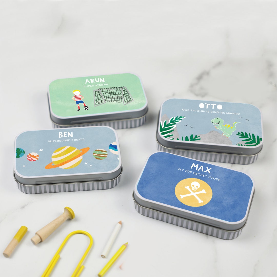Personalised Keepsake Tin Bright Edit - Etsy UK