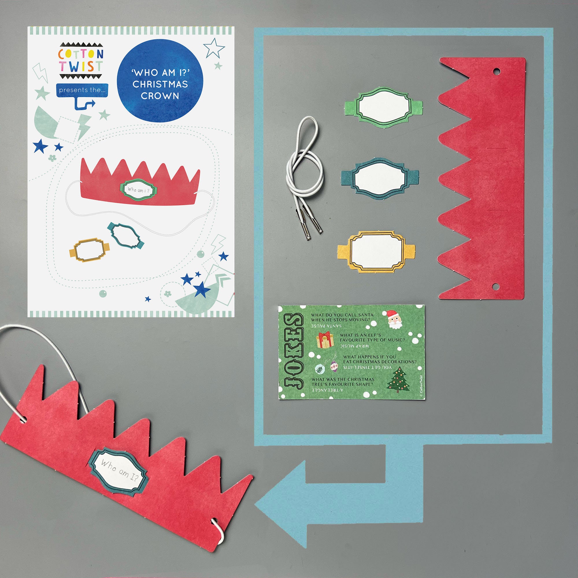 Make Your Own 'who Am I' Christmas Cracker Crown - Etsy
