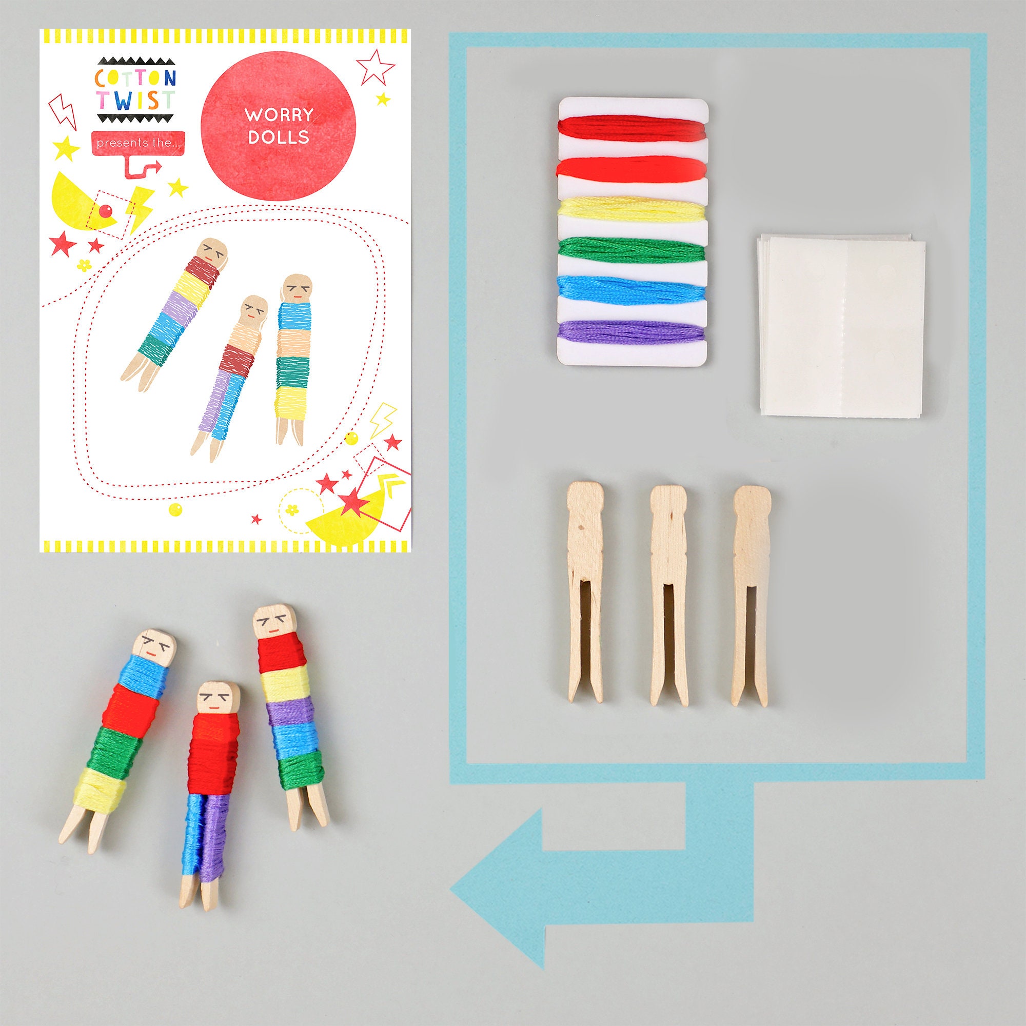 Make Your Own Worry Dolls Kit | Etsy UK
