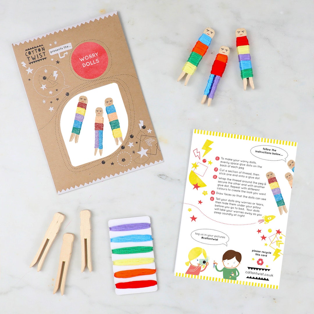 Make Your Own Worry Dolls Kit - Etsy UK