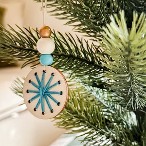Woven Snowflake Decoration Kit | Personalised Christmas Craft Kit Gift ...