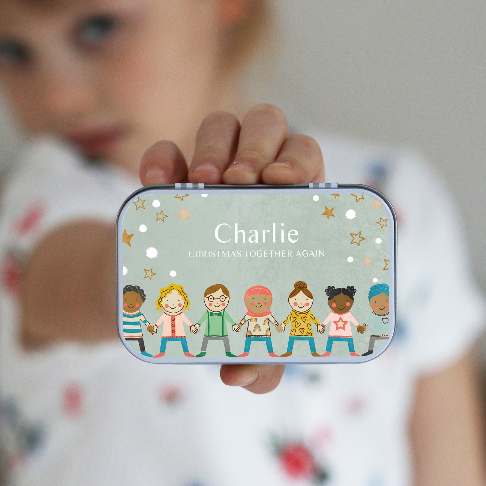 Personalised Christmas Themed Keepsake Tin - Etsy
