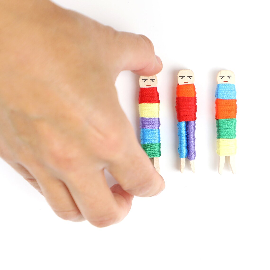 Personalised Worry Dolls Keepsake Craft Gift - Etsy