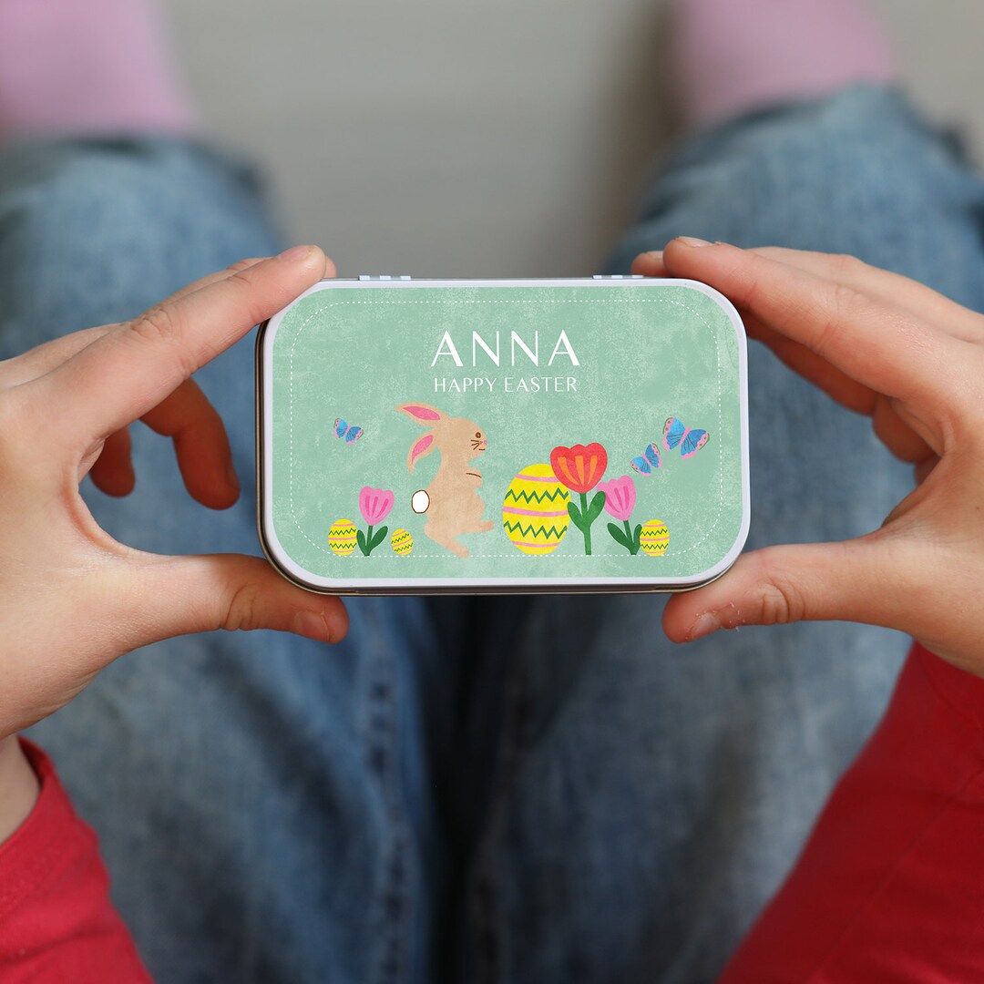 Personalised Easter Keepsake Tin - Etsy UK