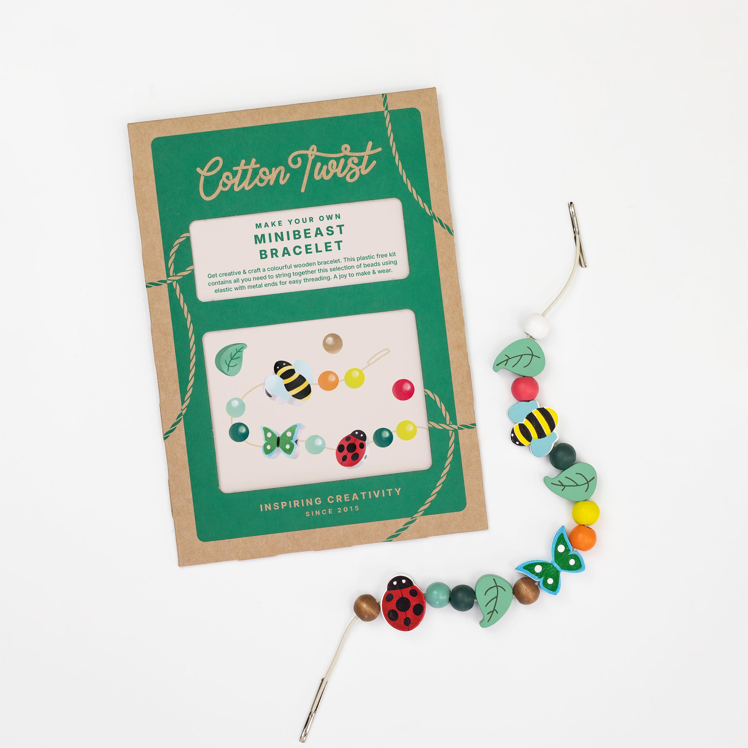 Make Your Own Minibeast Bracelet Kit | Party Bag Filler Craft Kit - Etsy