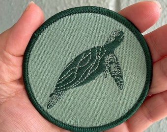 Iron on Turtle Patch | Etsy