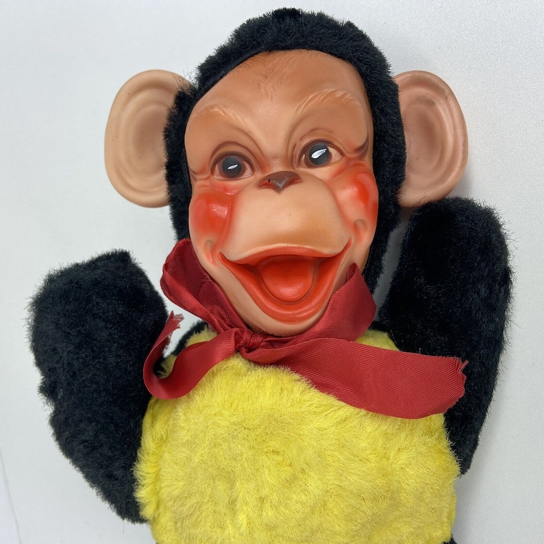 Vtg 1950's Bijou 13 Monkey Rubber Face Plush Doll Chimp - Etsy