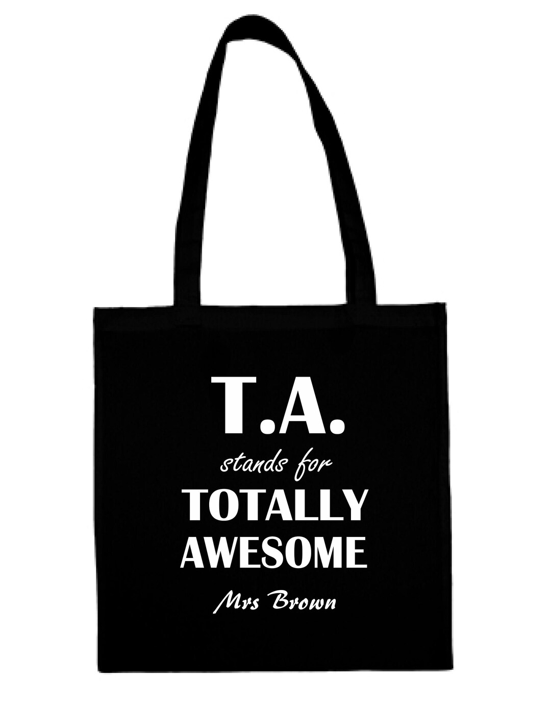 T.A Gift, Personalised Teaching Assistant Gift, Personalised T.A. Gift ...