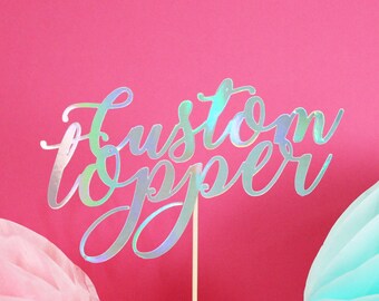 Quote cake topper | Etsy