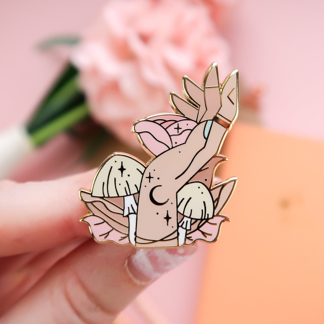 Magical Hand Enamel Pin, Cute Enamel Pin, Pin Badge, Potion Pin ...