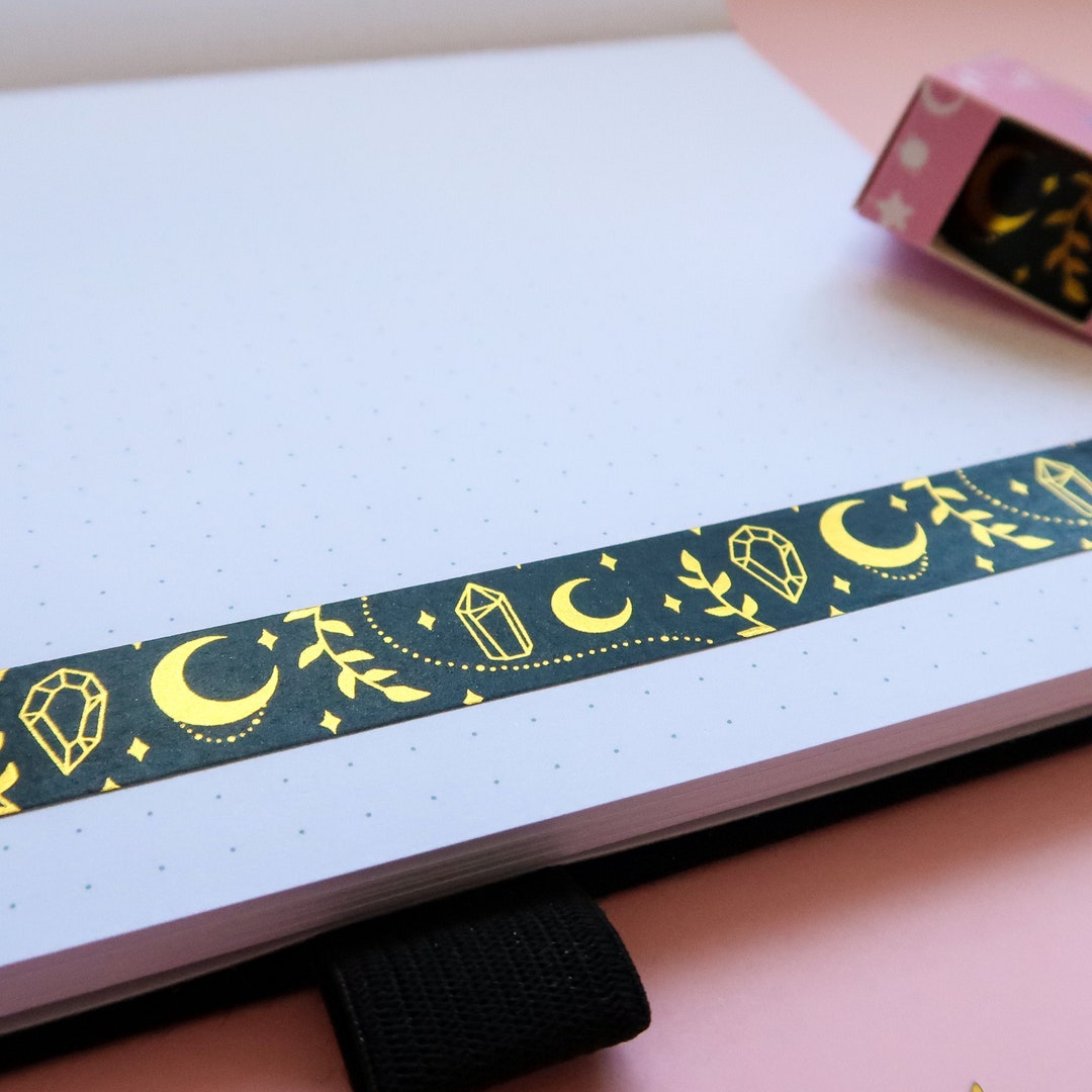 Magic Moon Gold Foil Washi Tape, Moon Phase, Magick, Witchcraft ...