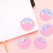 Purple Puffer Fish Holographic Sticker, Holo, Cute Stickers, Planner ...