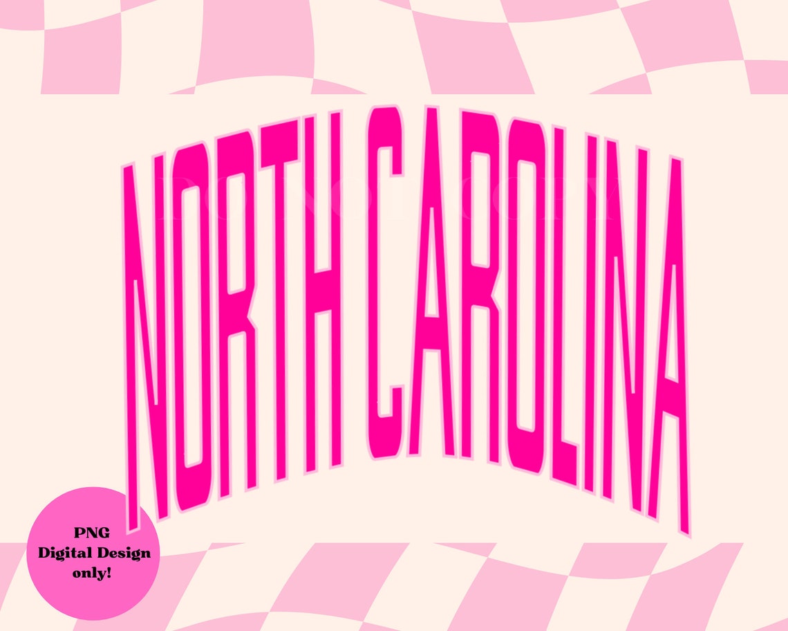 North Carolina Png, Preppy Team Png, Carolina State Digital Download ...