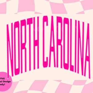 North Carolina Png, Preppy Team Png, Carolina State Digital Download ...