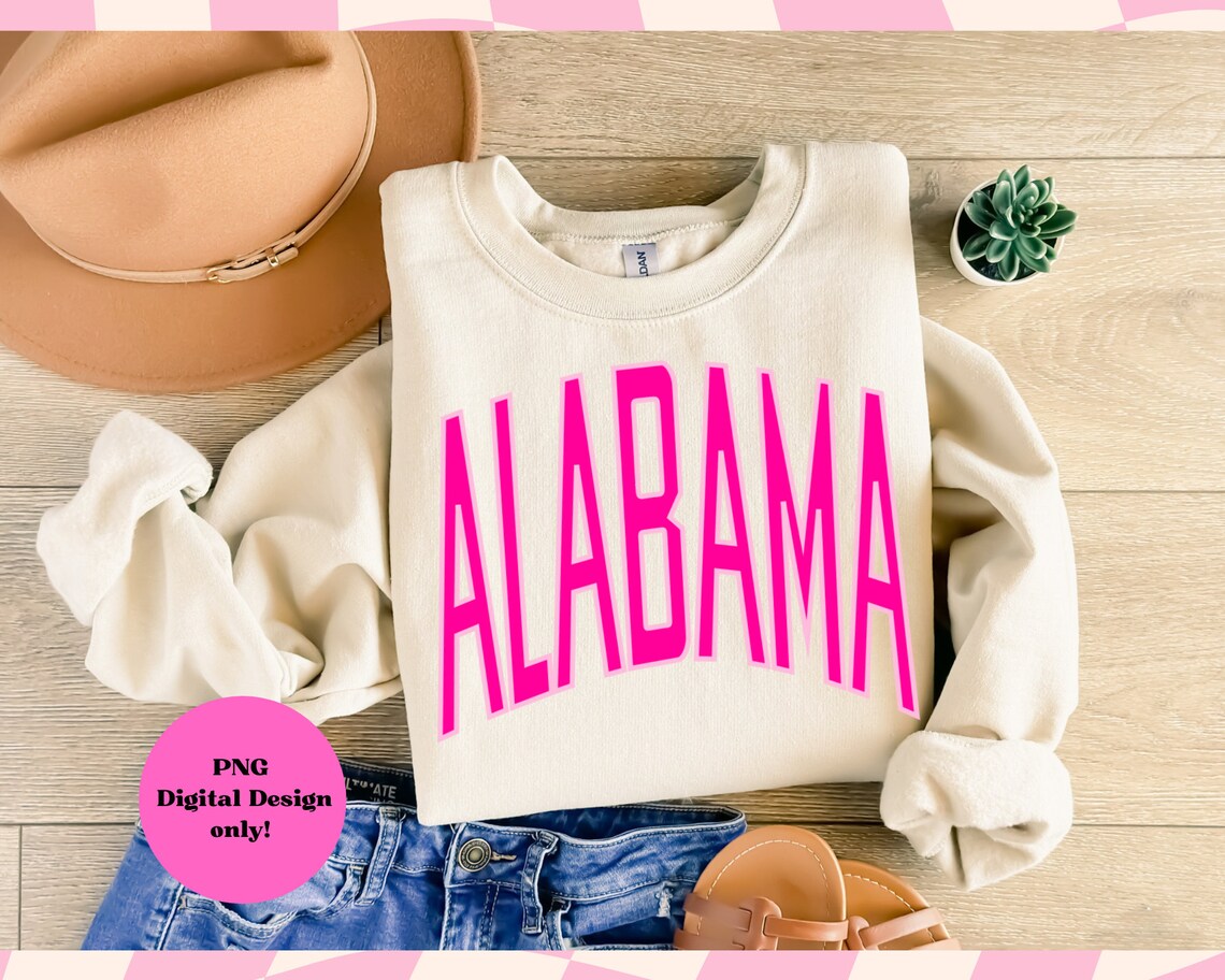 Alabama Png, Alabama Roll Png, Preppy Teams Png, Alabama State Digital ...